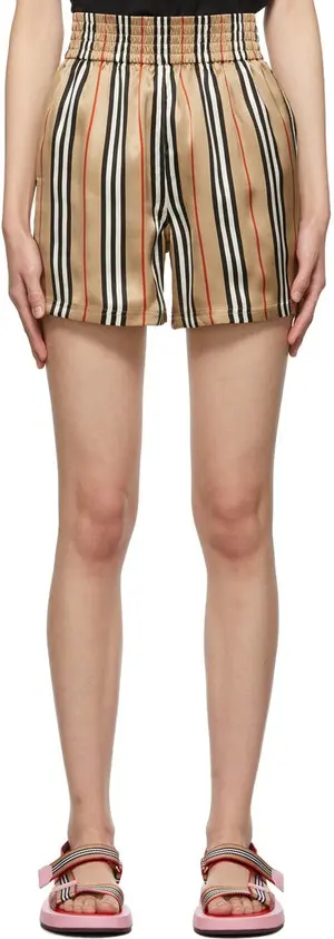 Burberry Icon Stripe Elasticated Shorts