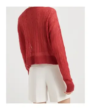Brunello Cucinelli Crewneck Knitted Cardigan