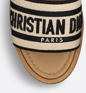 Dior Dway Platform Slide Sandals