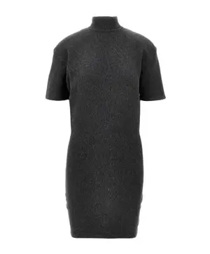 Jacquemus High Neck Knitted Dress