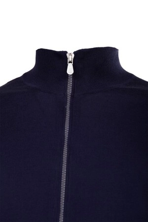 Brunello Cucinelli Zip-up Cardigan - Blue