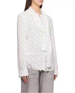 Acne Studios Layered Blouse With Bow Detail - No