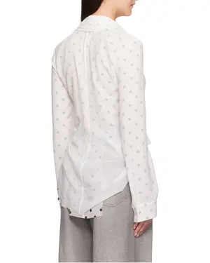 Acne Studios Layered Blouse With Bow Detail - No