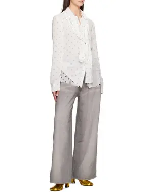 Acne Studios Layered Blouse With Bow Detail - No
