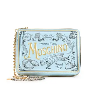 Moschino Embossed Clutch