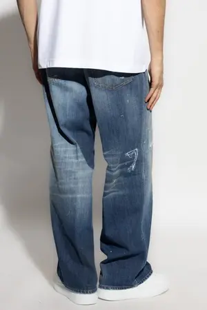 Dsquared2 Medium Washed Distressed Cool Guy Jeans - Blue