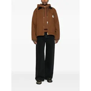 Sacai X Carhartt Logo Patch Zip-up Jacket