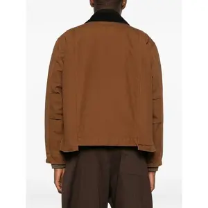Sacai X Carhartt Logo Patch Zip-up Jacket