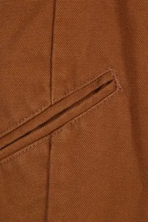 Sacai X Carhartt Logo Patch Zip-up Jacket