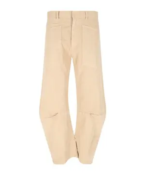 Women's Relaxed Fit Barrel Leg Trousers
