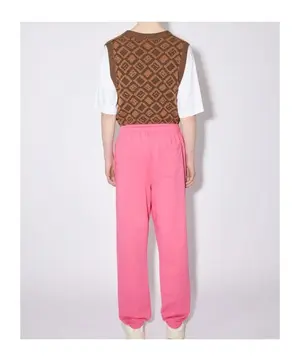 Acne Studios Drawstring-waist Cotton Track Trousers - Pink