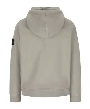 Stone Island Logo Patch Zip-up Hoodie