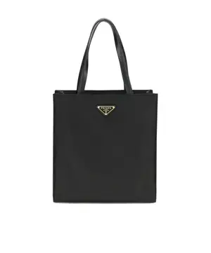 Prada Re-nylon Triangle-logo Tote Bag