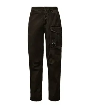 C.P. COMPANY Stretch Cargo Pants - Black