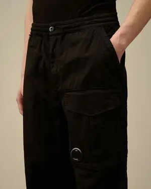 C.P. COMPANY Stretch Cargo Pants - Black