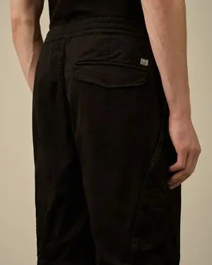 C.P. COMPANY Stretch Cargo Pants - Black
