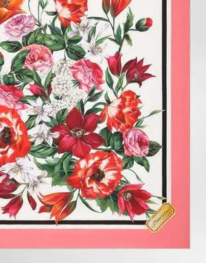 Dolce & Gabbana Dolce Gabbana Floral Printed Finished Edge Scarf