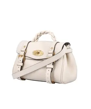 Mulberry Alexa Buckled Mini Crossbody Bag - Nude
