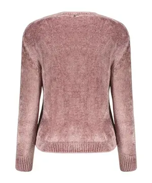 Herno Chenille Long Sleeved Knitted Jumper