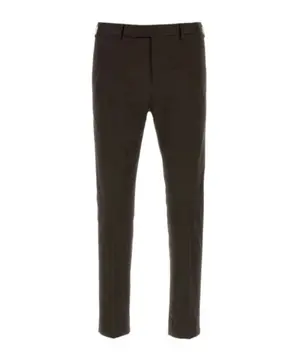 PT TORINO Slim Fit Trousers - Black