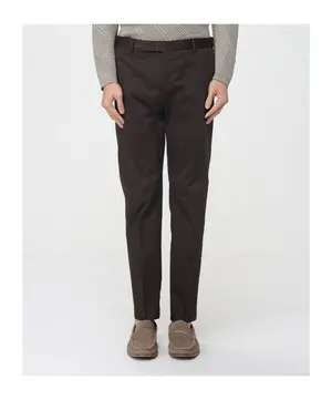 PT TORINO Slim Fit Trousers - Black