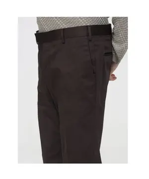 PT TORINO Slim Fit Trousers - Black