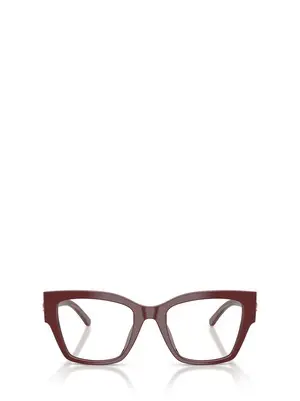 Dolce & Gabbana Dolce Gabbana Eyewear Butterfly Frame Glasses - Red