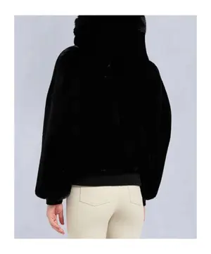 Moose Knuckles Gold Series Original Satin Debbie Bomber Jacket