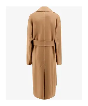 Sportmax Long Sleeved Coat With Belt