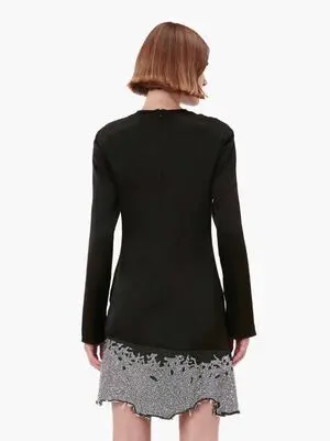 J.W.ANDERSON Jw Anderson Distressed Glitter Hem Dress