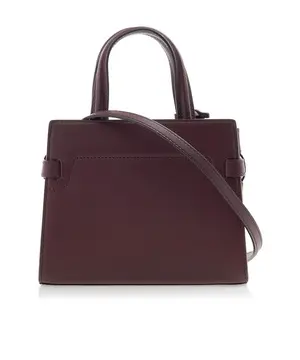 Delvaux Logo Shoulder Bag - Red