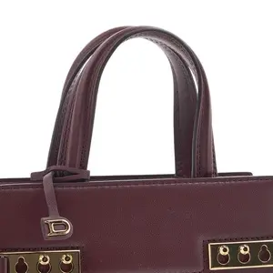 Delvaux Logo Shoulder Bag - Red
