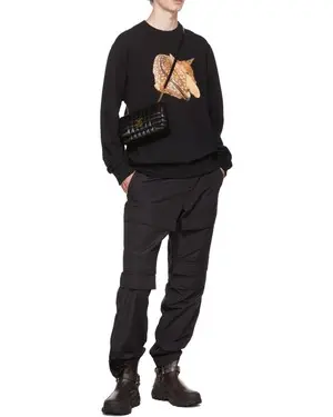 Burberry Deer Print Crewneck Sweatshirt