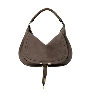 Chloé Marcie Top Handle Tote Bag - Cold Brown