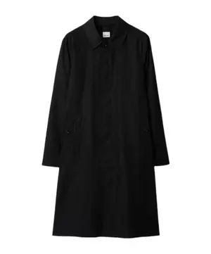 Burberry Long-sleeved Jacket With Notched Lapel - Black
