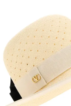 Valentino Garavani Vlogo Straw Sun Hat
