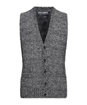 Dolce & Gabbana Button Detailed Vests For Men