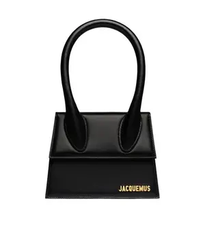 Jacquemus Le Chiquito Foldover Top Tote Bag - Black