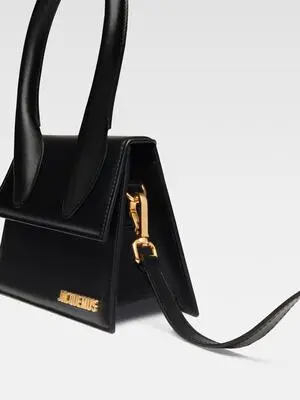 Jacquemus Le Chiquito Foldover Top Tote Bag - Black