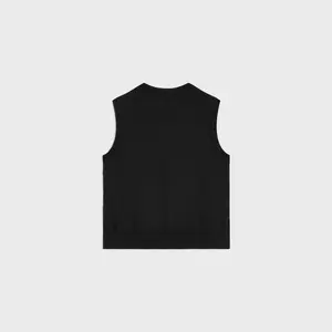Celine Fine Wool Top - Black