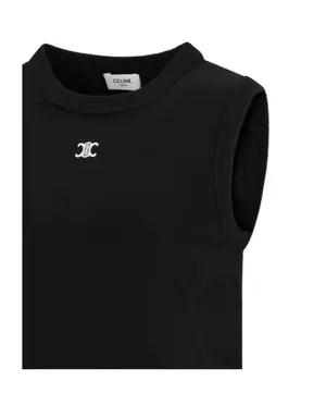 Celine Fine Wool Top - Black