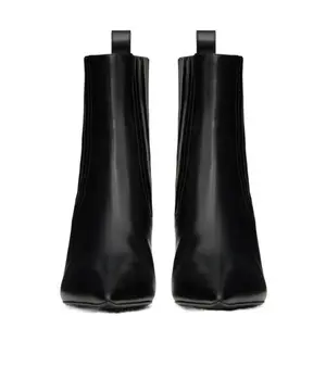 Valentino Garavani Pointed Toe Ankle Boots With Vlogo Signature