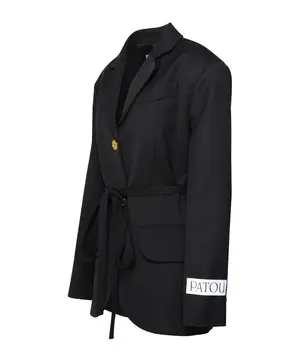PATOU Long-sleeved Casual Jacket With Gold Buttons