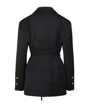 PATOU Long-sleeved Casual Jacket With Gold Buttons