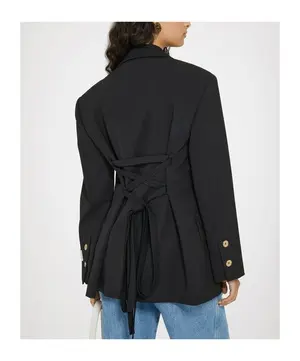 PATOU Long-sleeved Casual Jacket With Gold Buttons