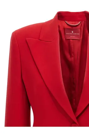 Ermanno Scervino Single-breasted Cady Sculpture Jacket