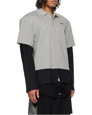 We11Done Double-layer Polo Shirt