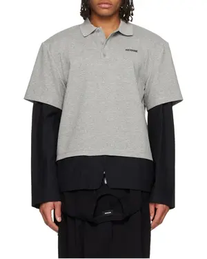 We11Done Double-layer Polo Shirt