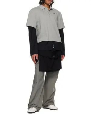 We11Done Double-layer Polo Shirt
