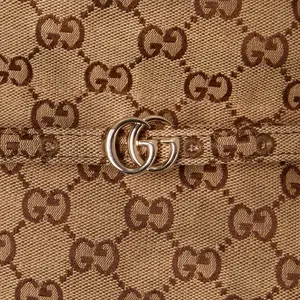 Gucci Gg Monogram Zip-up Bomber Jacket - Camel/ebony